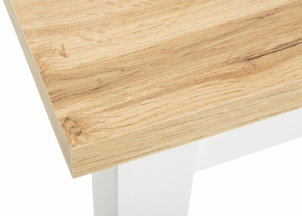 Dining table MARKSKEL 150x193 white/oak color - JYSK