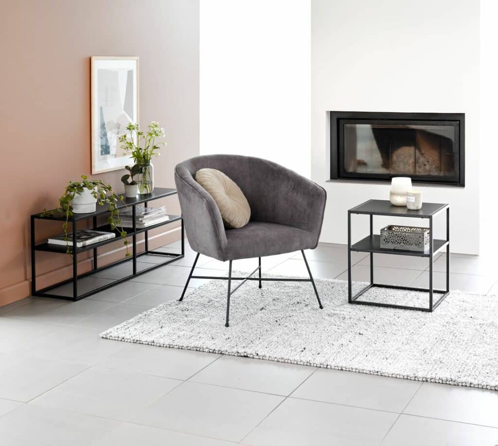 Armchair FAUSING antracit grey - JYSK