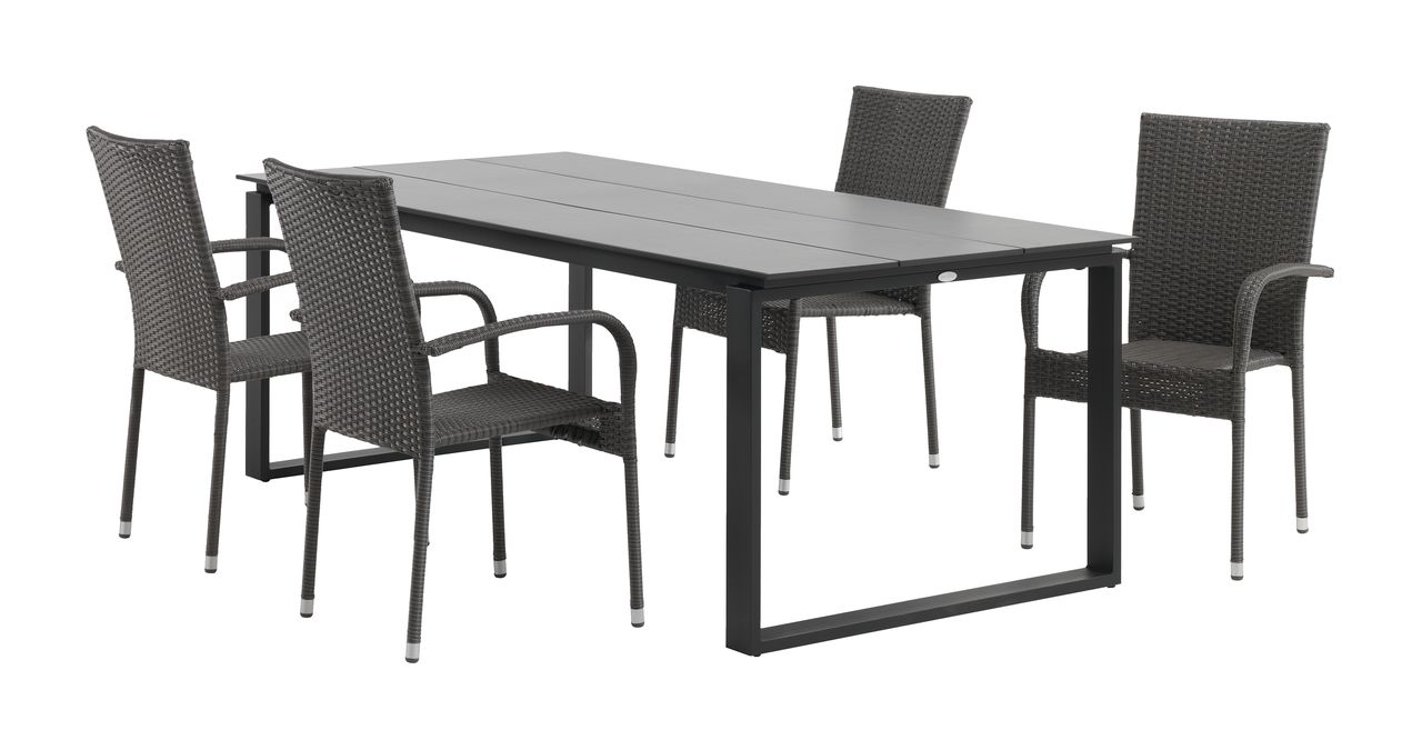 Table KOPERVIK W100xL215 grey - JYSK