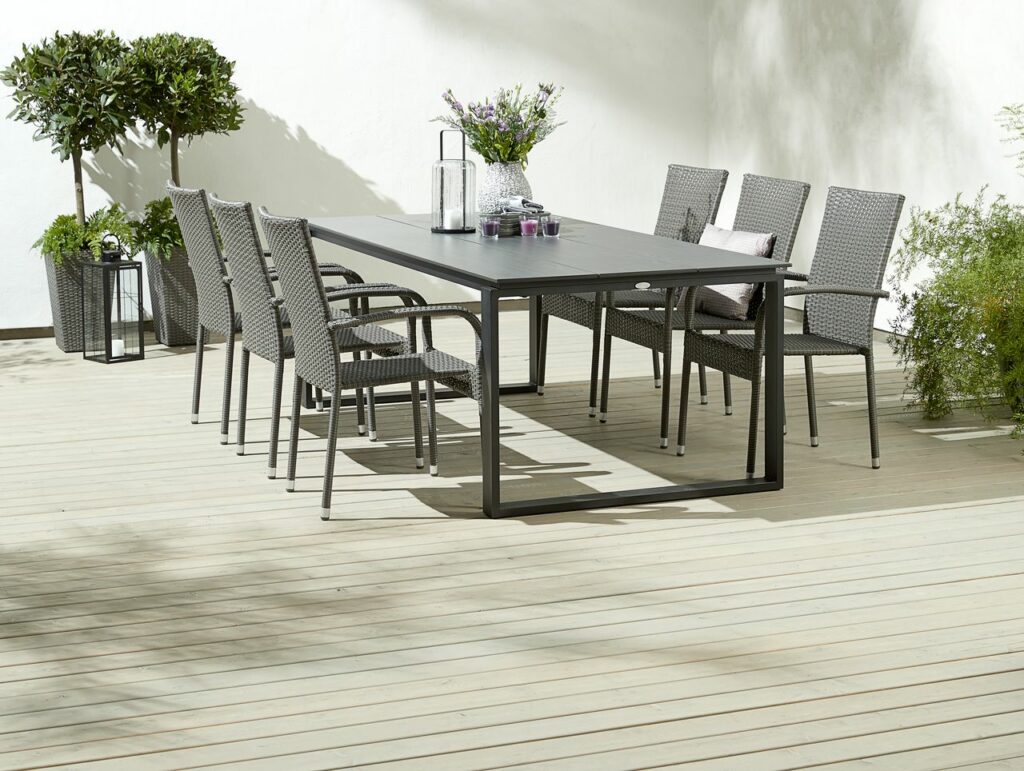 Table KOPERVIK W100xL215 grey - JYSK