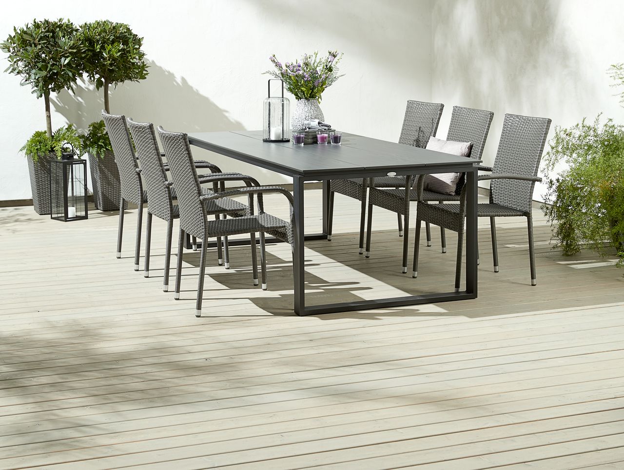 Table KOPERVIK W100xL215 grey - JYSK