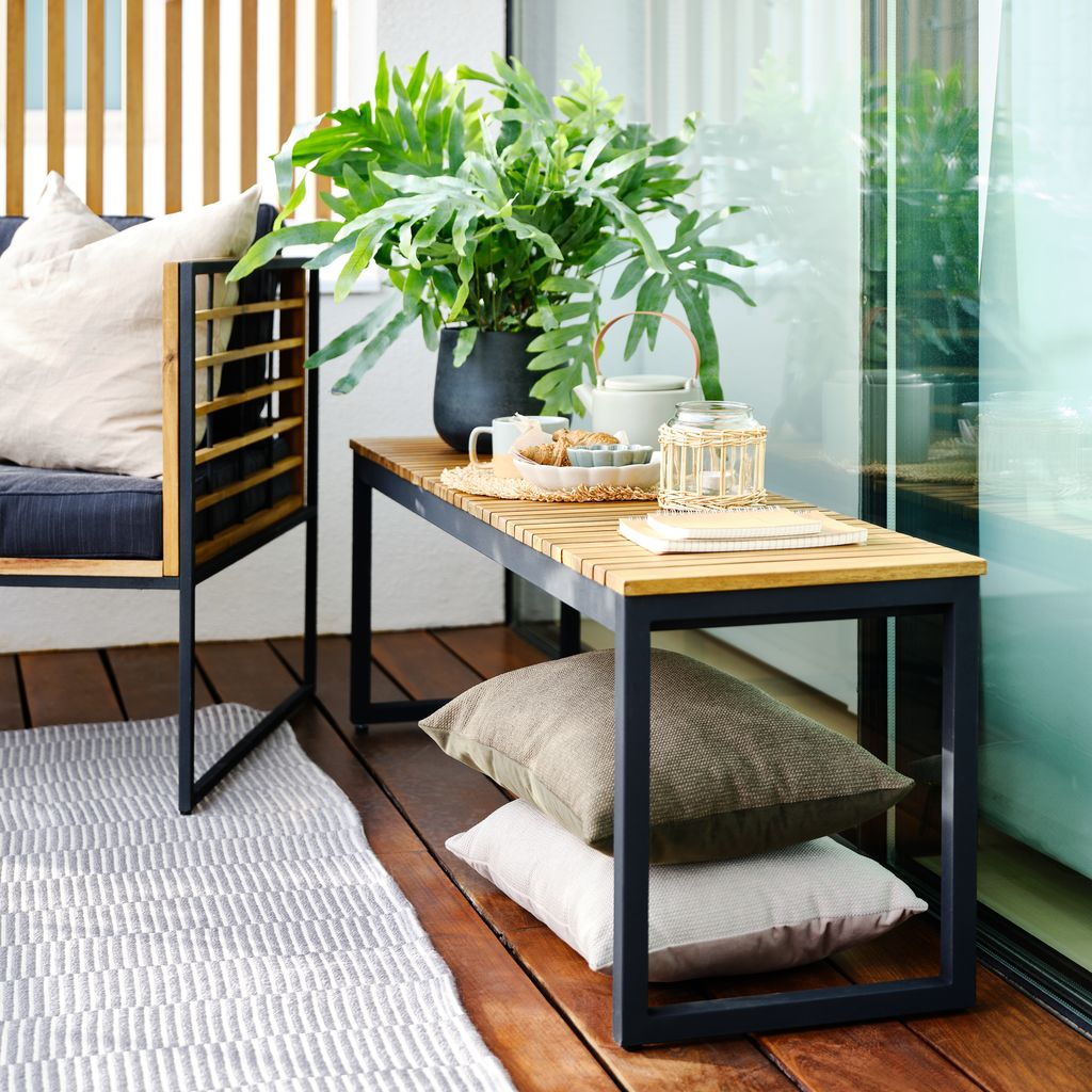 Bench UGILT W130xD35 hardwood - JYSK