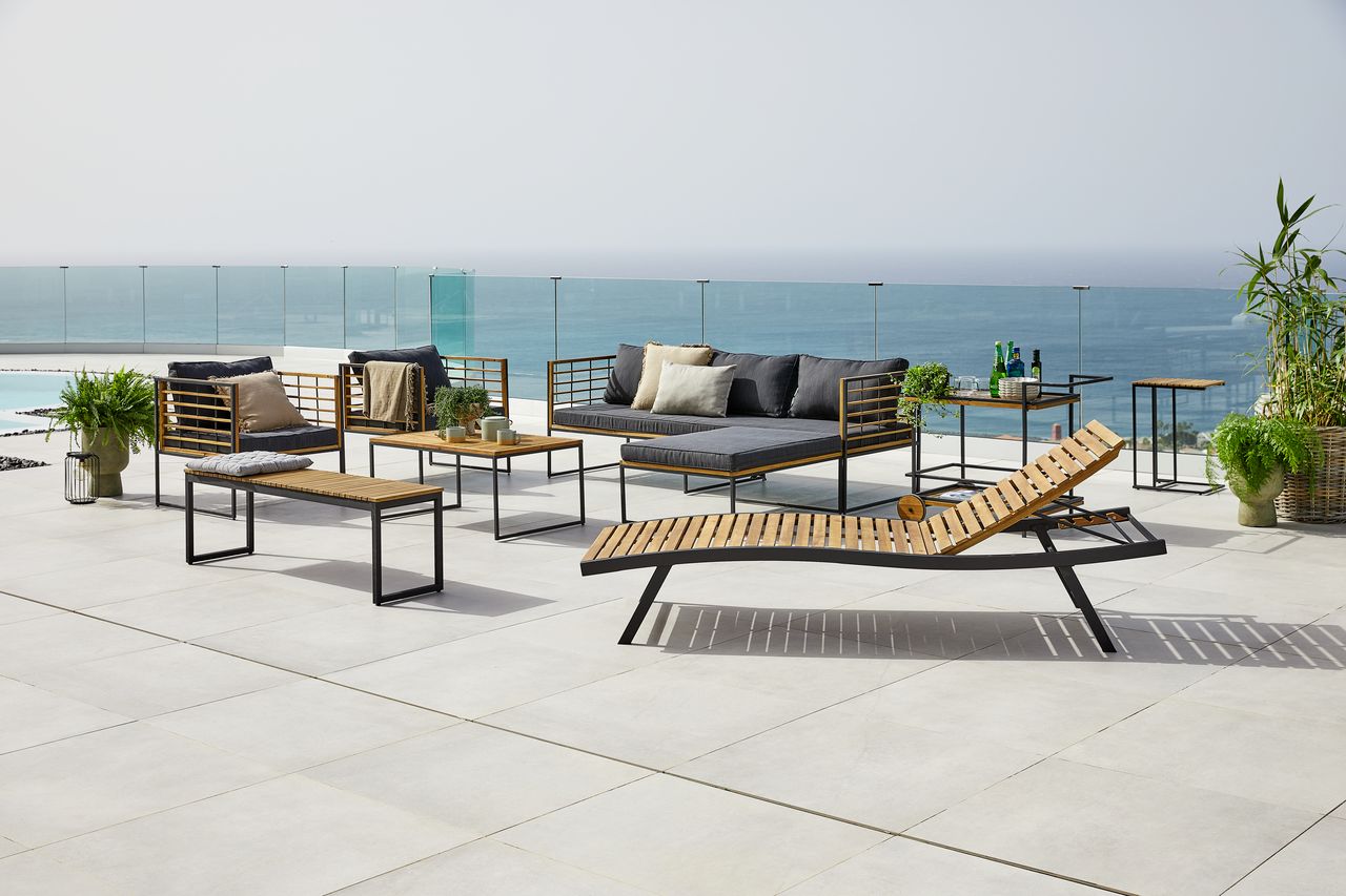 Bench UGILT W130xD35 hardwood - JYSK