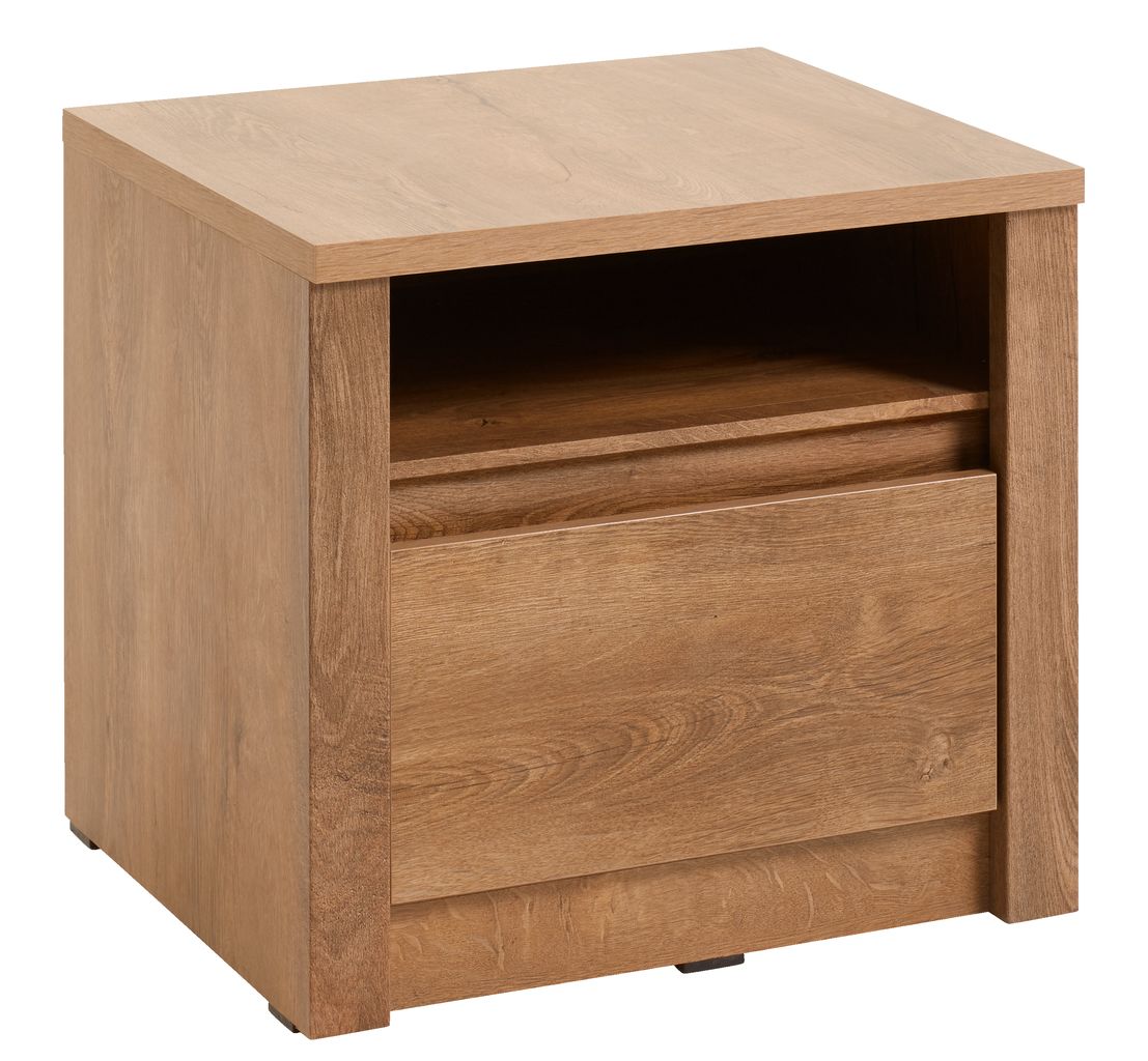 Bedside table VEDDE 1 drawer wild oak - JYSK