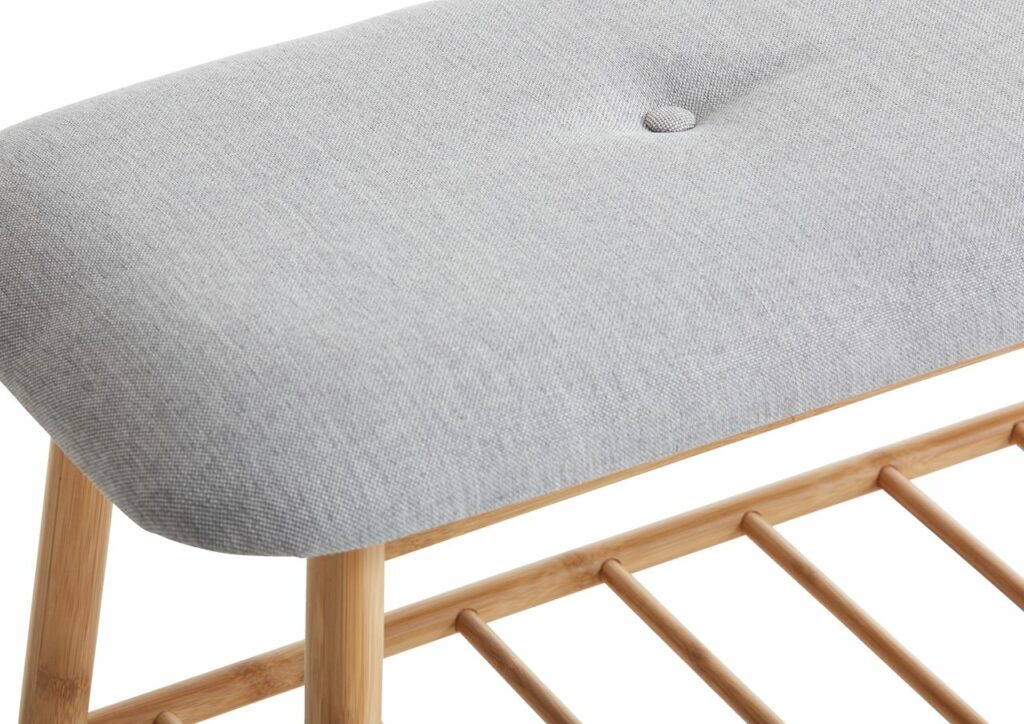 Bench VANDSTED grey/bamboo - JYSK