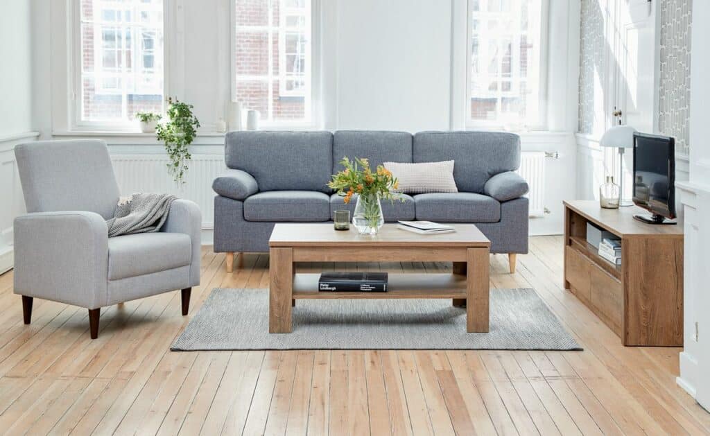 Coffee table VEDDE 60x110 wild oak - JYSK