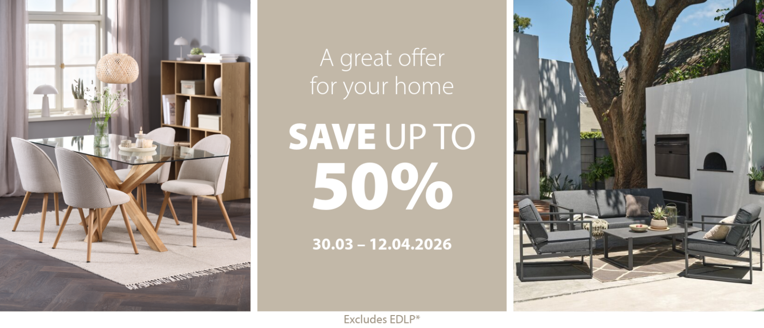 Buy furniture | Find indoor and outdoor furniture on JYSK.com.mt