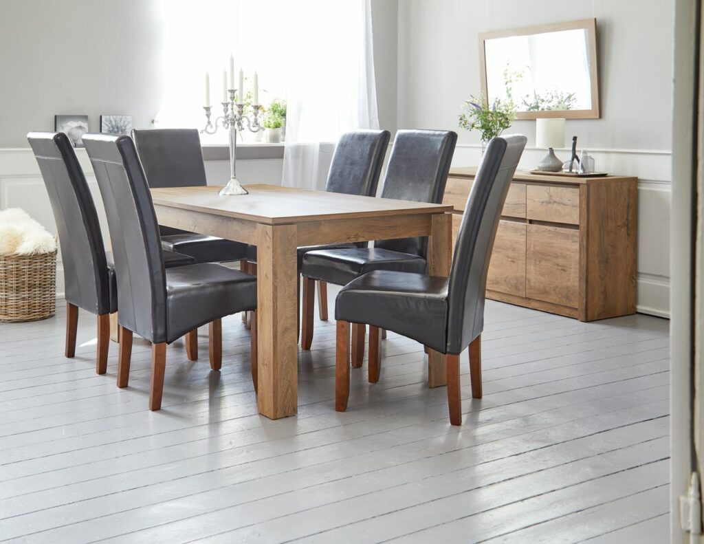 Dining table VEDDE 90x160 wild oak - JYSK
