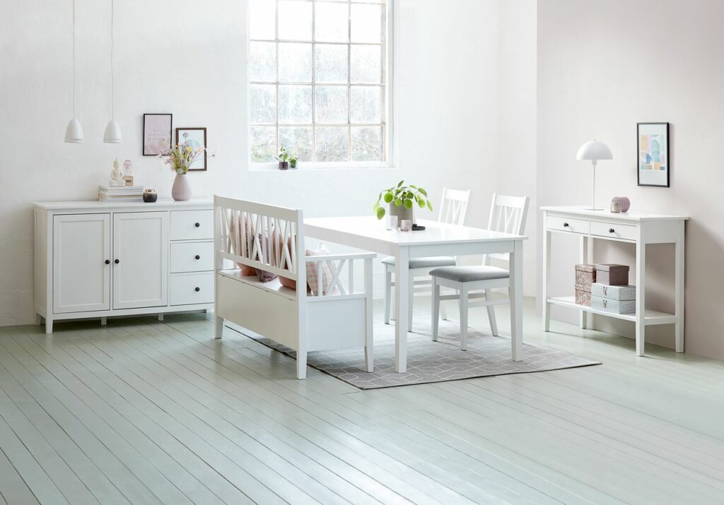 Console table NORDBY 40x110 white - JYSK