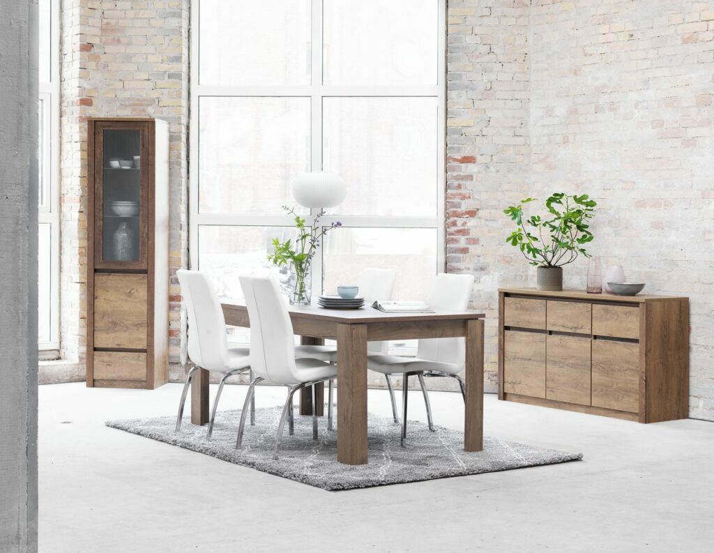 Dining table VEDDE 90x160 wild oak - JYSK