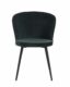 Dining chair RISSKOV dark green velvet/black - JYSK