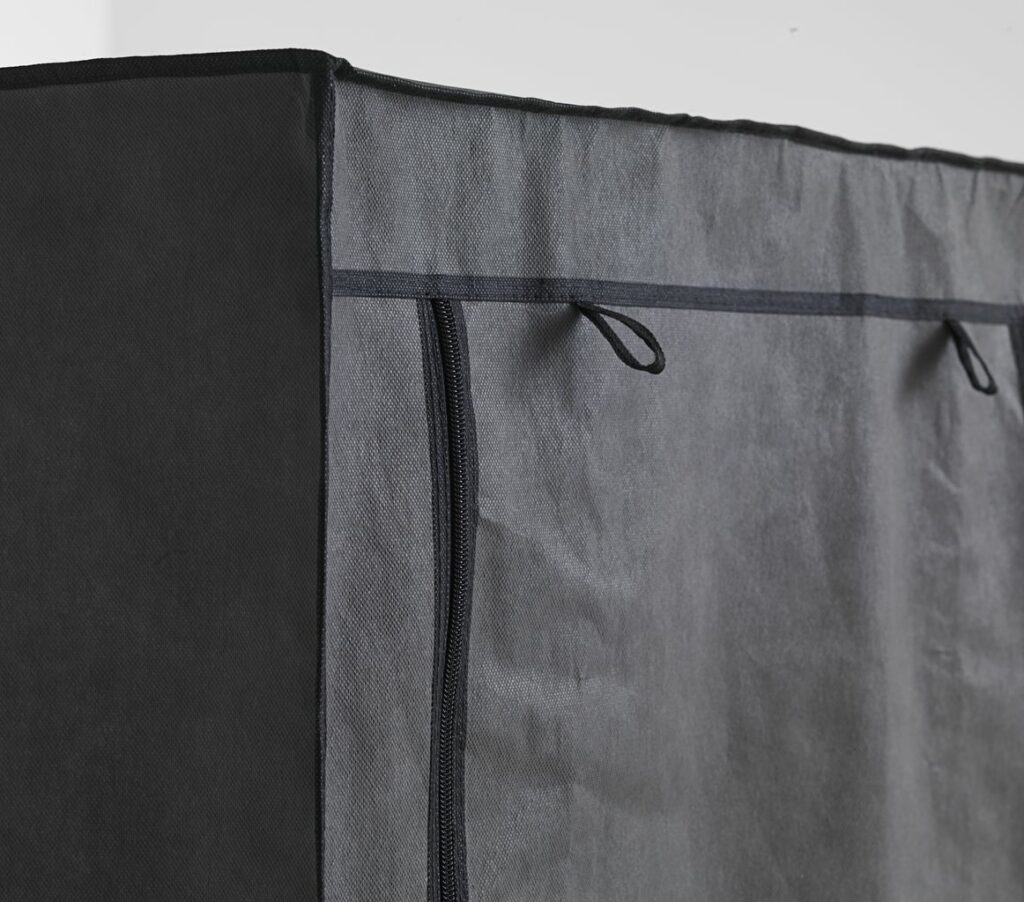 Wardrobe DAMHUS 100x174 dark grey - JYSK