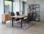 Shelving unit TRAPPEDAL 7 shel.oak/black - JYSK