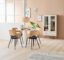 Dining chair HVIDOVRE oak/black - JYSK