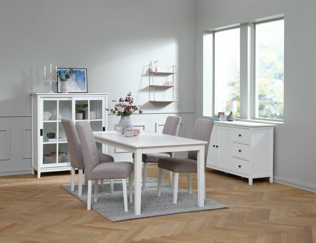 Sideboard NORDBY 2 doors 3 drawers white - JYSK