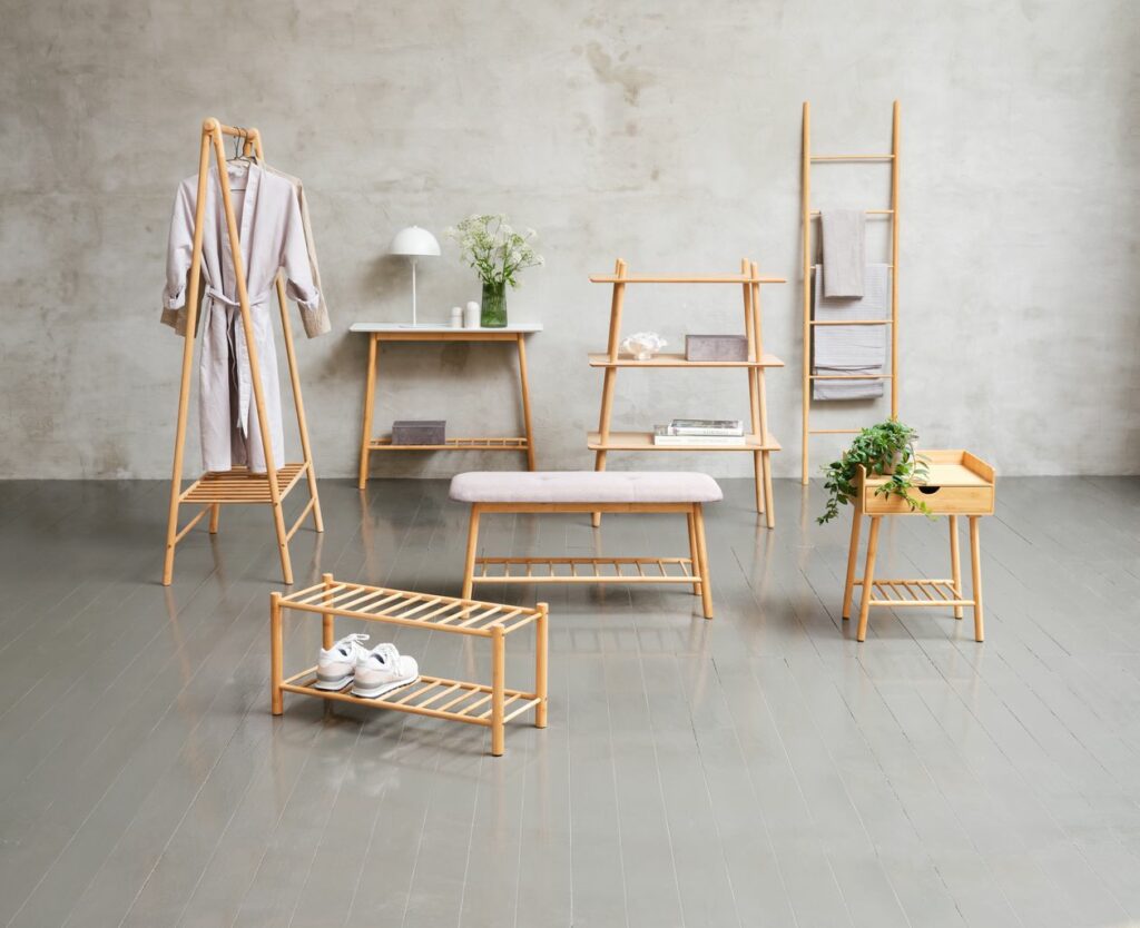 Shoe rack VANDSTED 2 shelves bamboo - JYSK