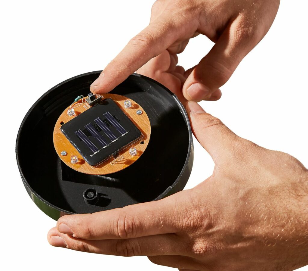 Solar lamp SOL D.25xH60 white - JYSK