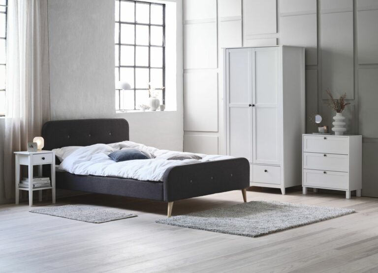 Wardrobe NORDBY 105x200 white - JYSK