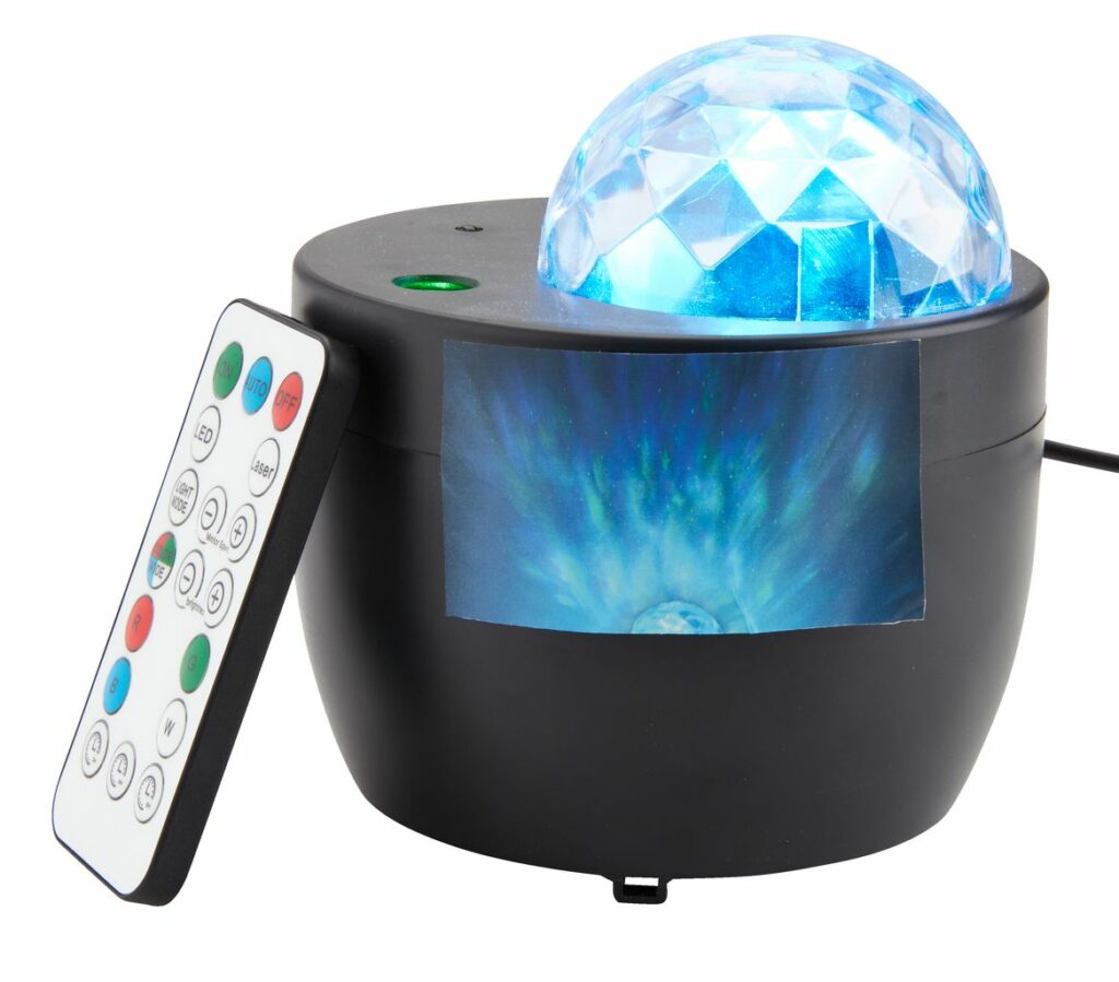 Galaxy projector KARLO w/multicolor LED - JYSK