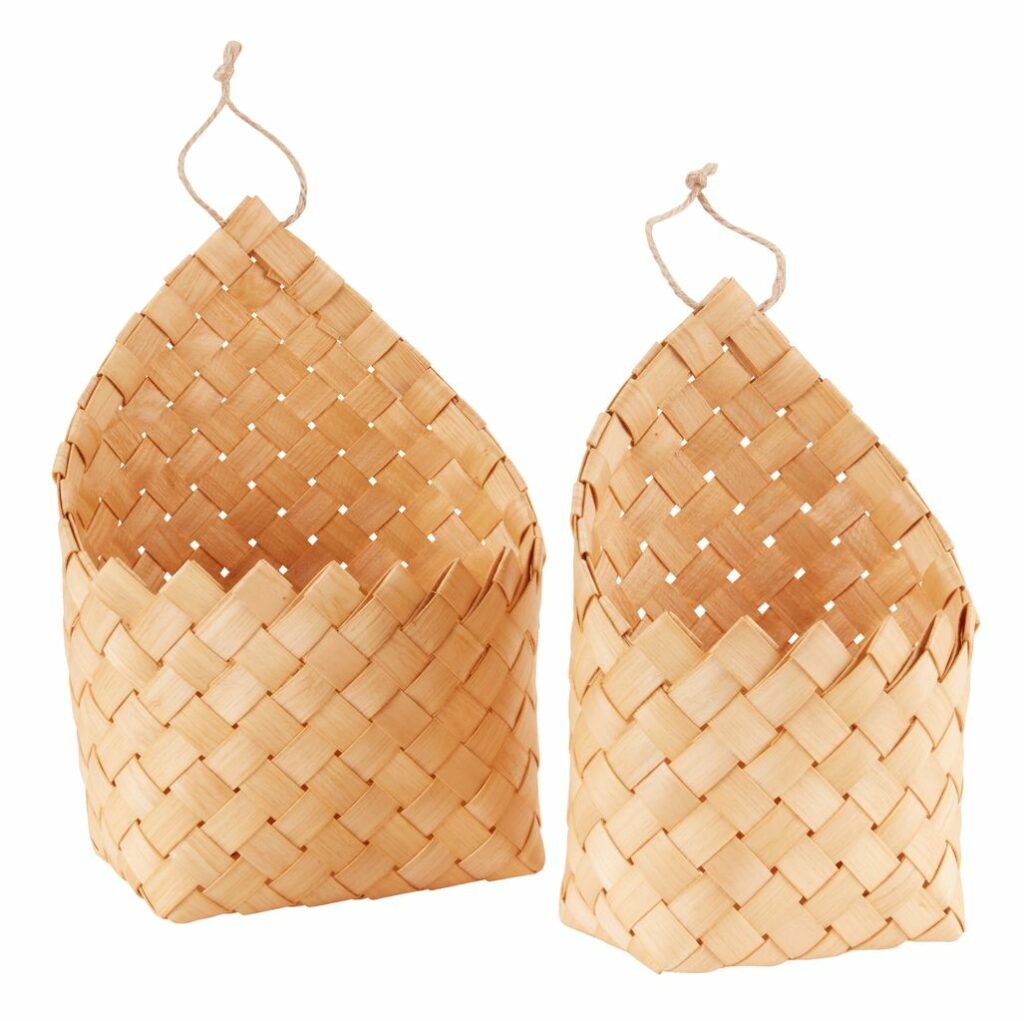 Hanging baskets OPE 2 pcs/set wood - JYSK