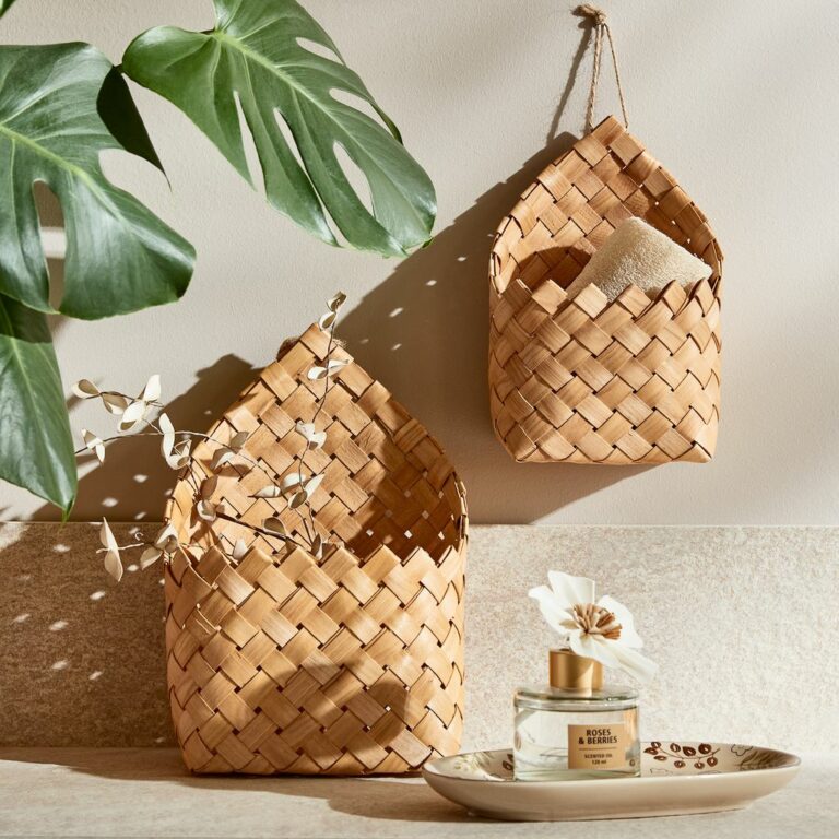 Hanging baskets OPE 2 pcs/set wood - JYSK