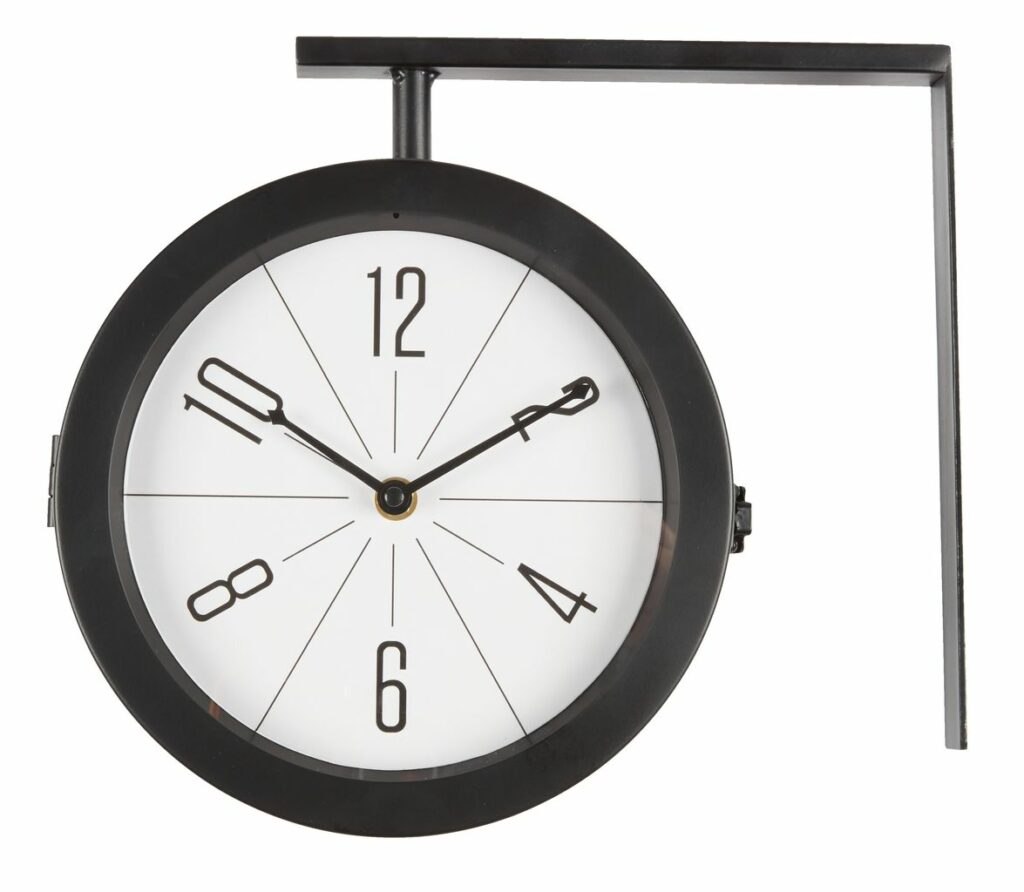 Clock JANNIK D.21cm white/black - JYSK