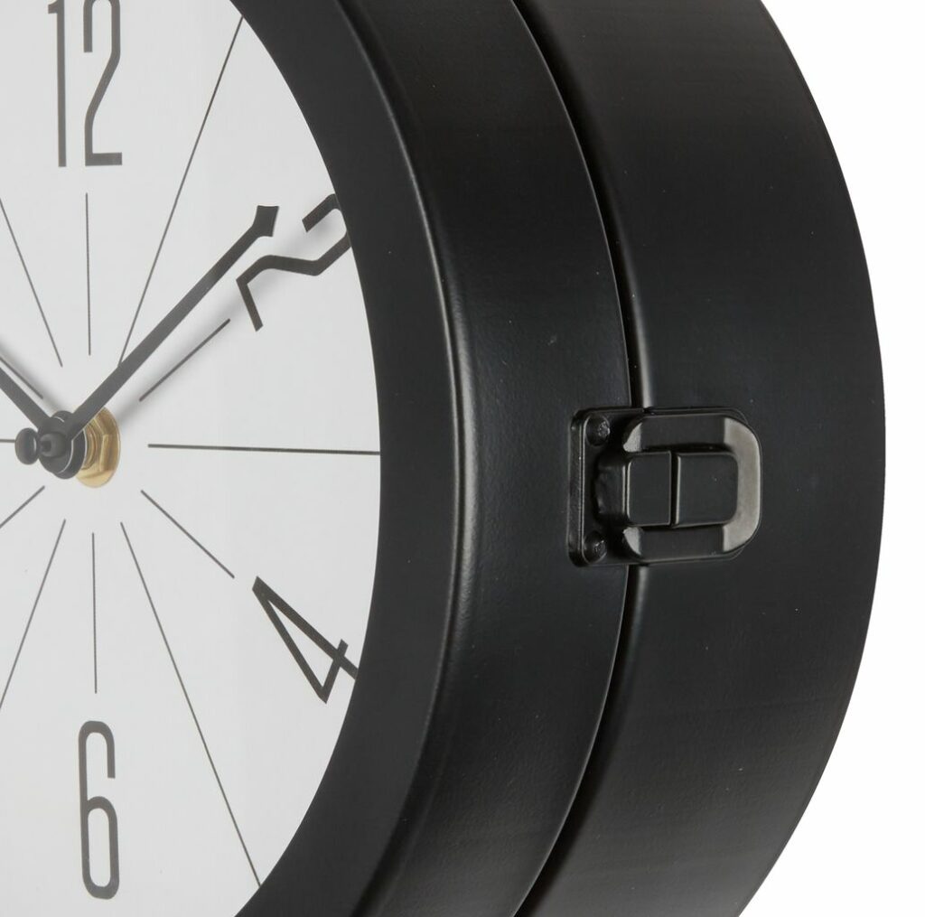 Clock JANNIK D.21cm white/black - JYSK