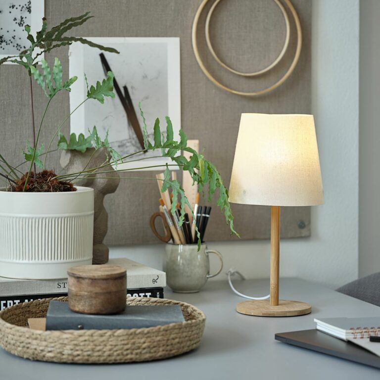 Table lamp JULIUS D.19xH39cm natural - JYSK