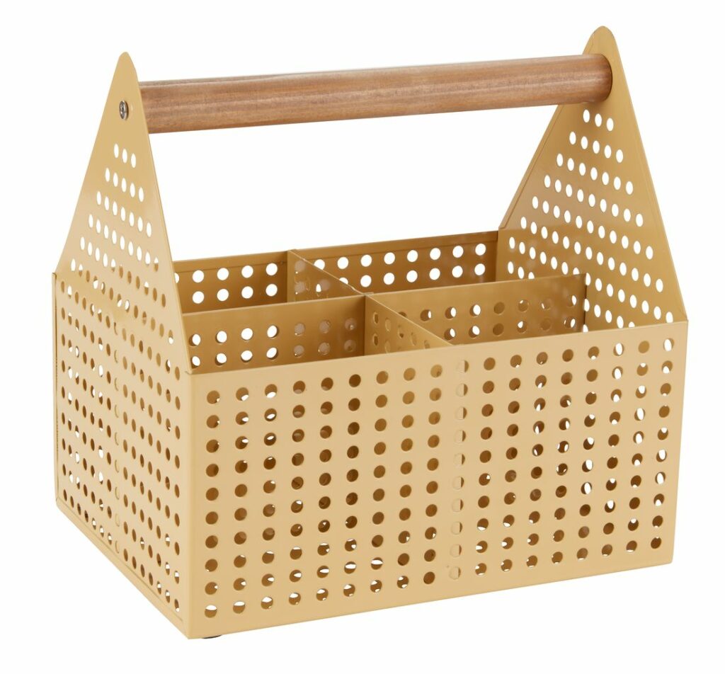 Storage box VICKLEBY W15xL20xH20 yellow - JYSK