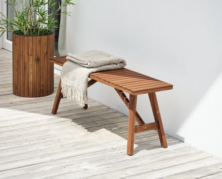 Bench GANGESBRO W110xD30 hardwood - JYSK