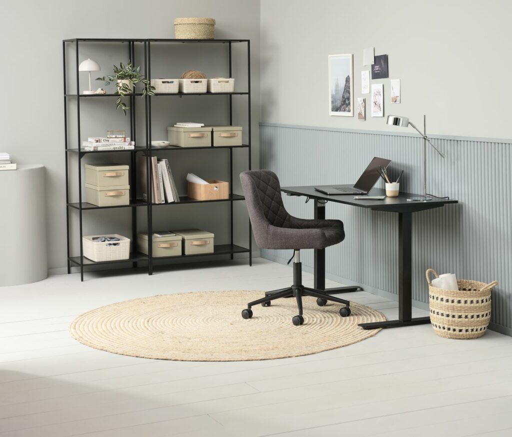 Standing desk SVANEKE 60x120 black - JYSK