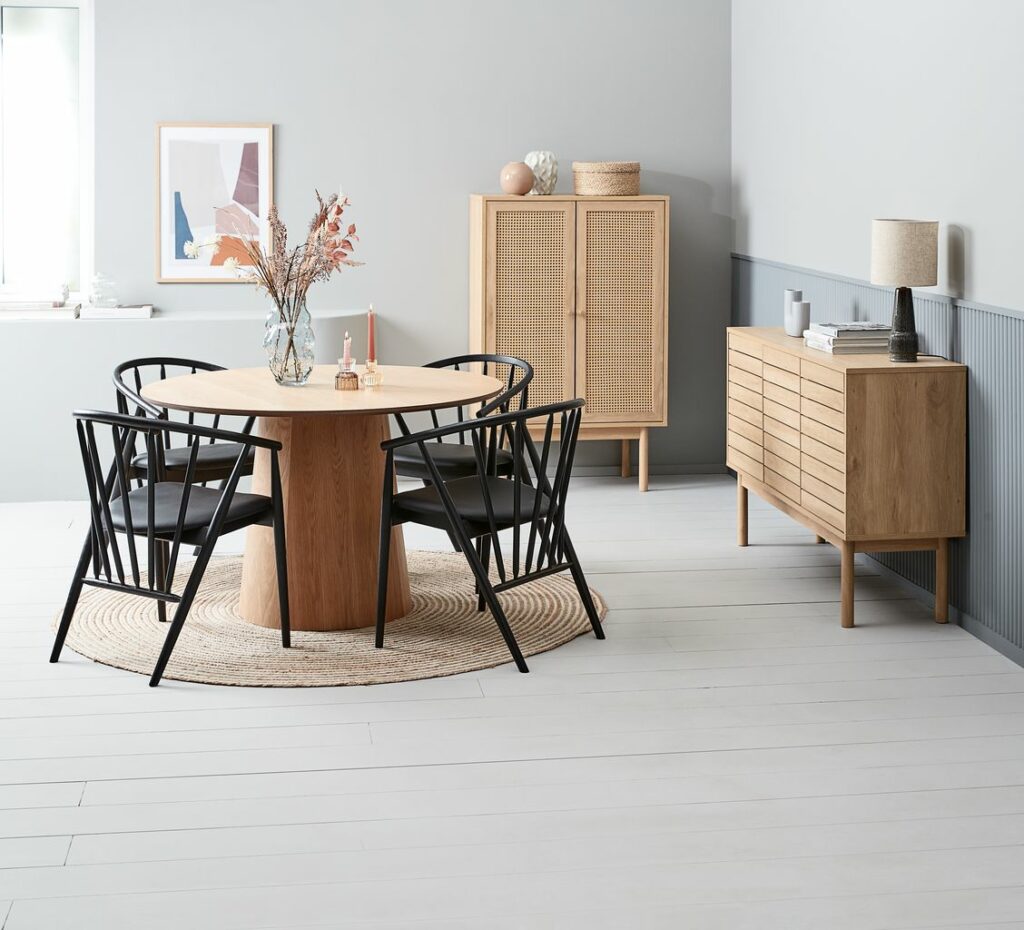 Dining table KLIPLEV D.120 oak - JYSK