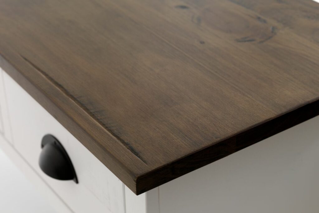 Console table KALUNDBORG white/brown - JYSK