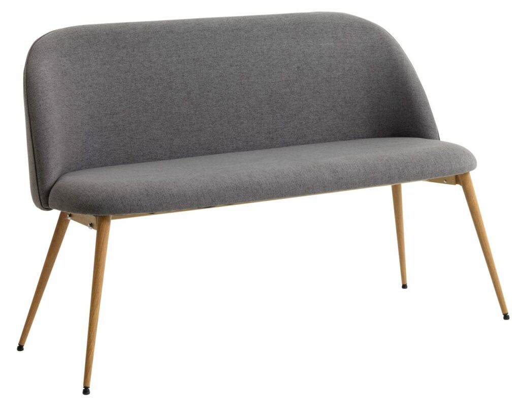 Dining bench KOKKEDAL grey/oak - JYSK