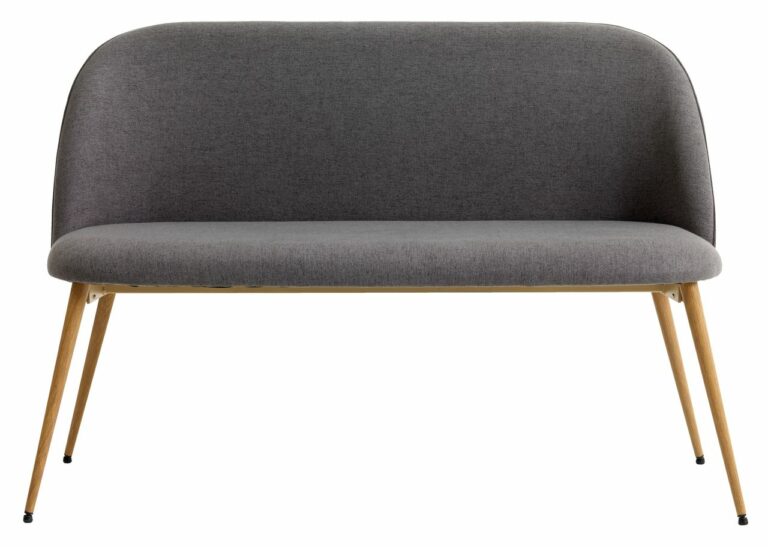 Dining bench KOKKEDAL grey/oak - JYSK