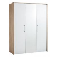 Wardrobe HOU 156x205 white/oak - JYSK