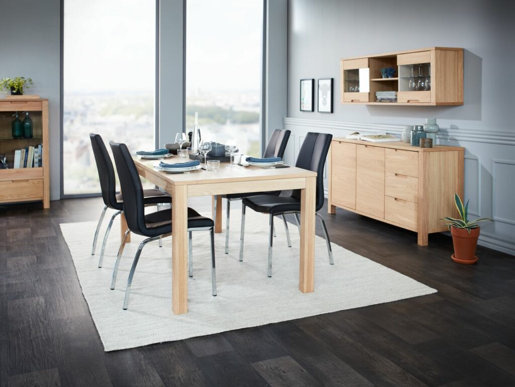 Sideboard SEJS 2 doors 3 drawers oak - JYSK