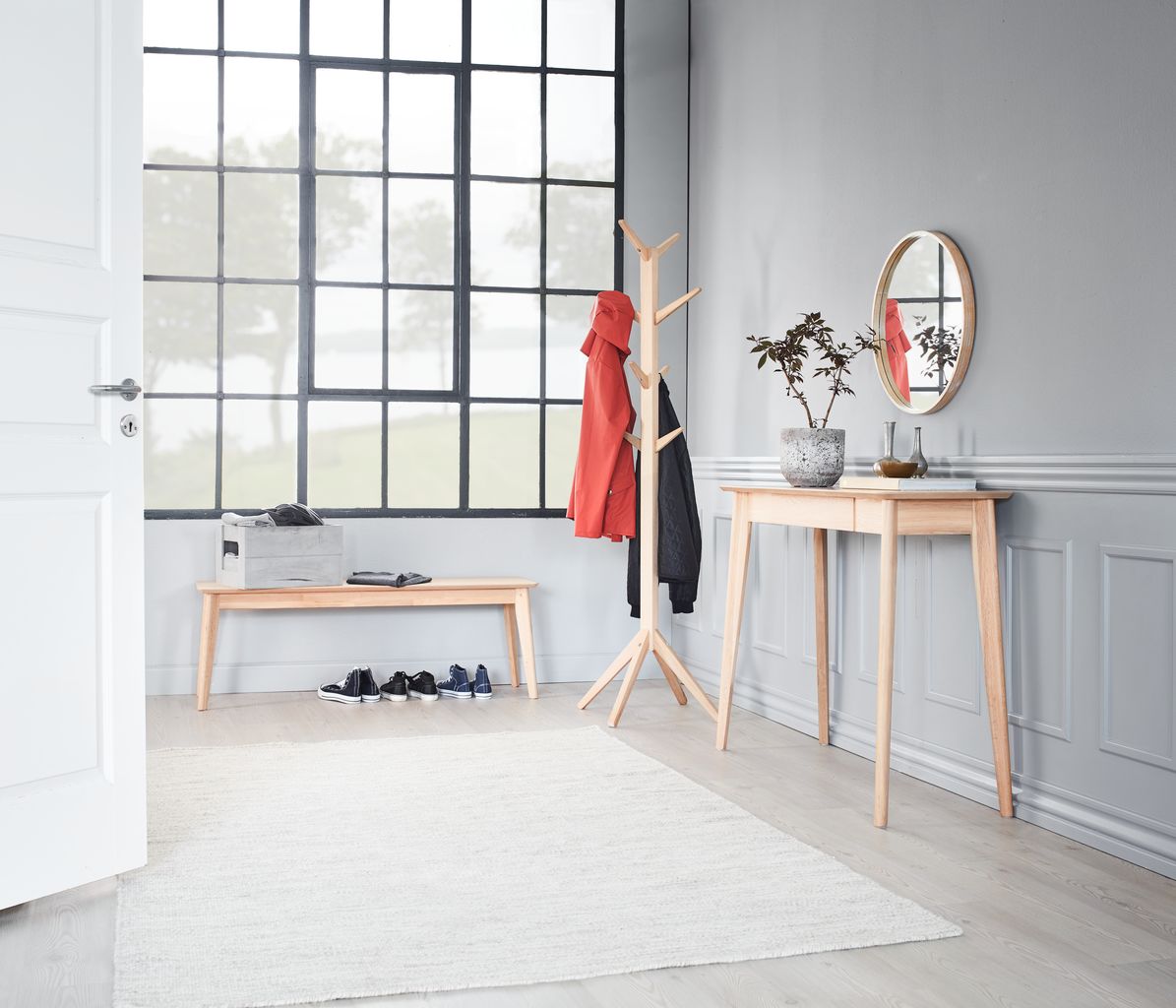 Dining bench KALBY light oak - JYSK