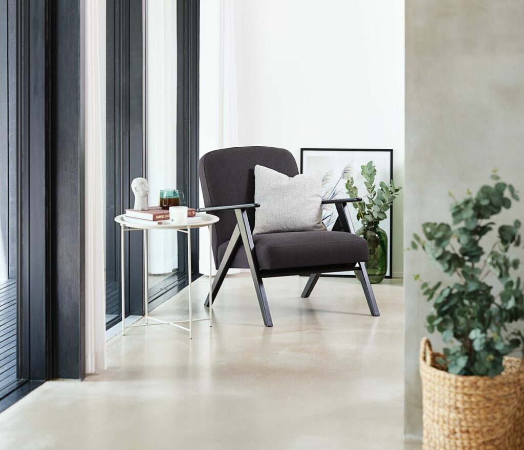 End table RANDERUP D.47 silver grey - JYSK