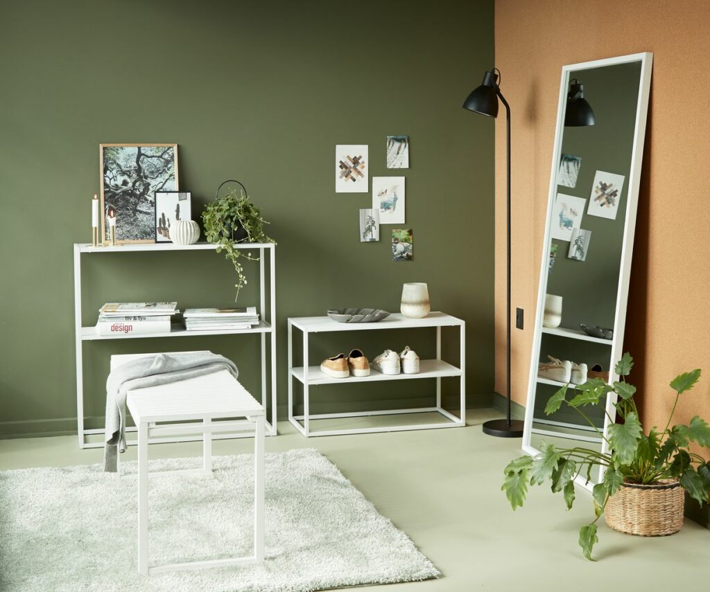 Shoe rack VIRUM 2 shelves white - JYSK