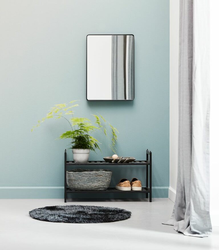 Shoe rack UGGERBY 2 shelves black - JYSK