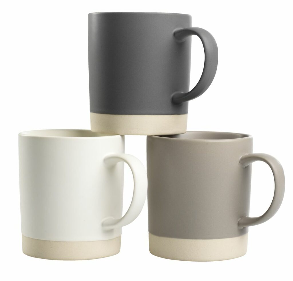 Mug VILBERT D.9xH11cm stoneware ass. - JYSK