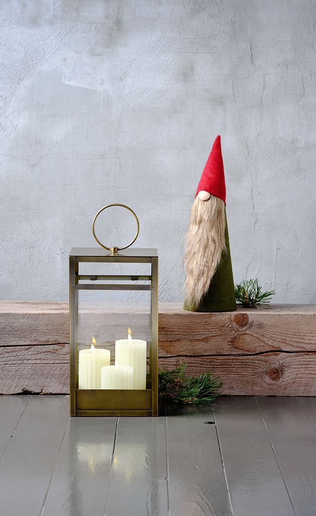 Candle ODEN D.8xH15cm white w/LED - JYSK