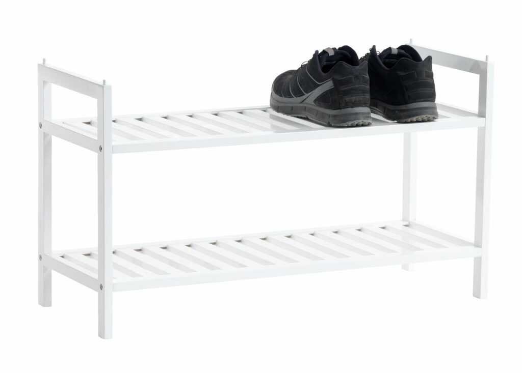 Shoe rack UGGERBY 2 shelves white - JYSK