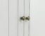 Wardrobe MARKSKEL 162x210 white/oak color - JYSK