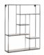 Wall shelf HEJLSMINDE black/natural - JYSK