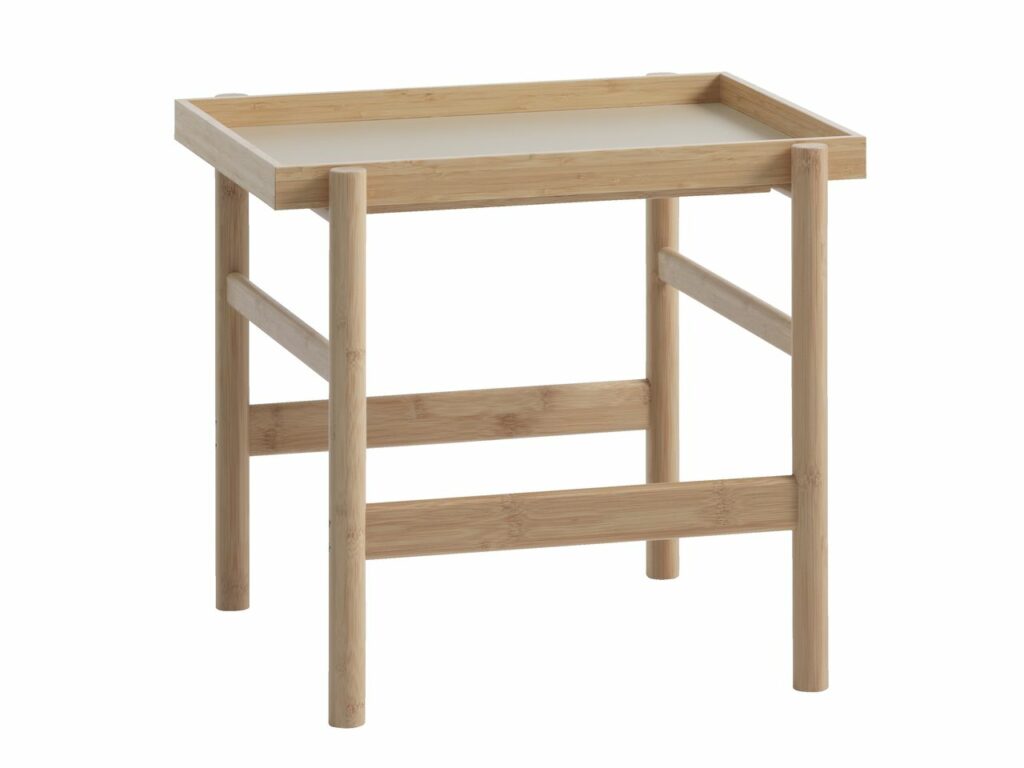 End table STIGE 46×50 cream/natural - JYSK