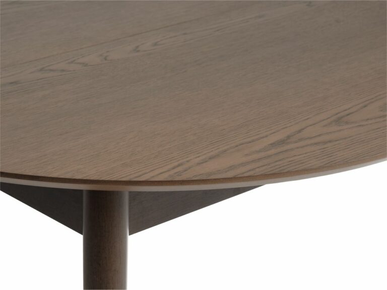 Dining table MARSTRAND D.110/110x200 dark oak - JYSK