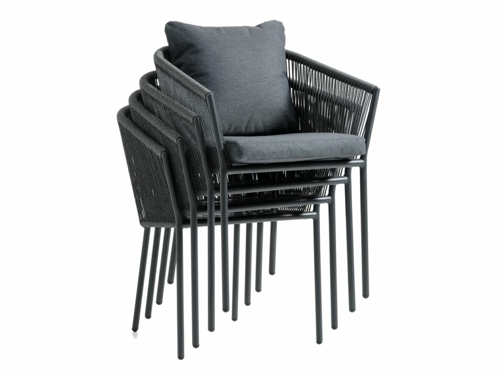 Stacking chair BRAVA quick-dry grey - JYSK