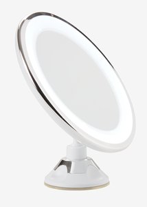 Mirror VEDDIGE w/LED D.20xH22cm white - JYSK